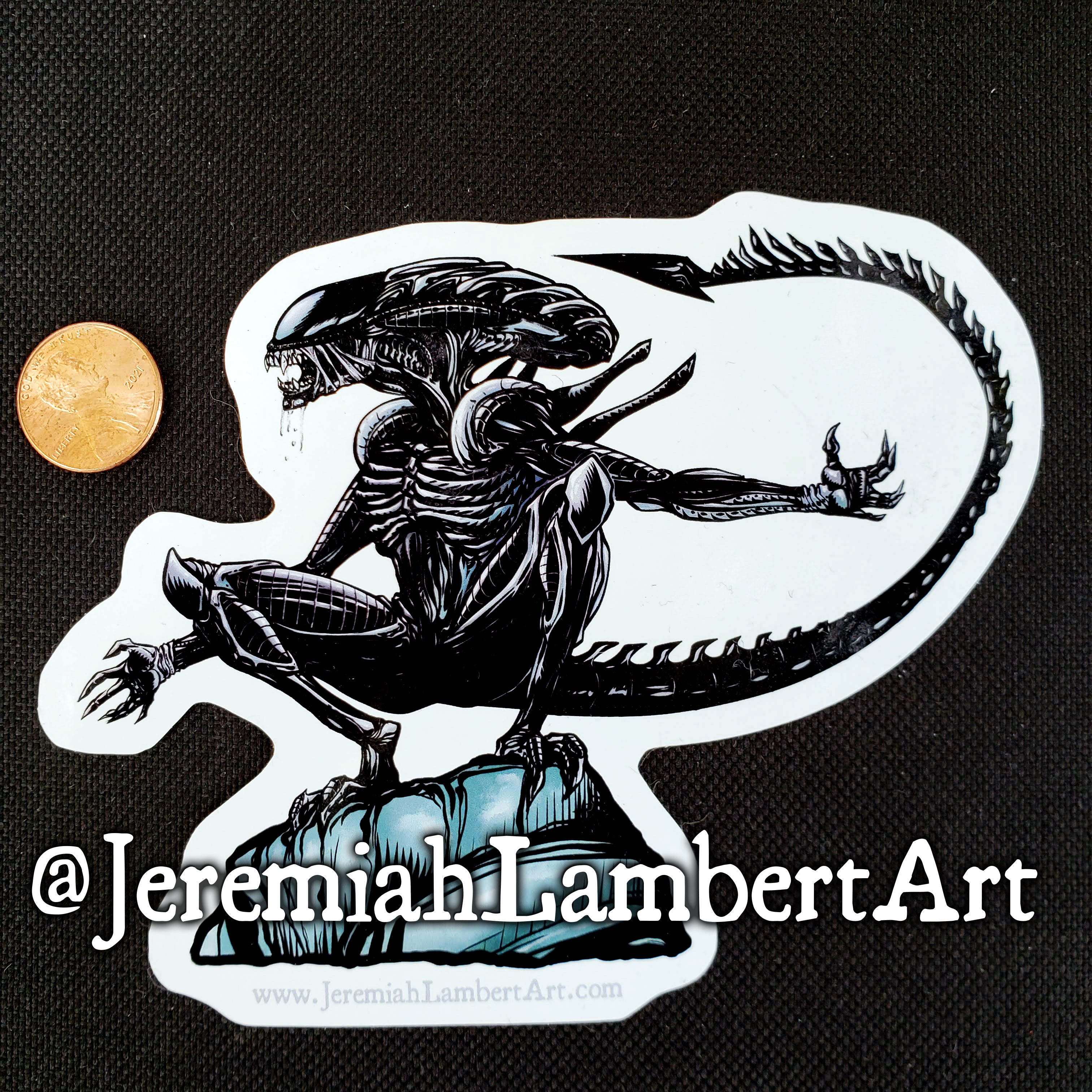 Alien Xenomorph Sticker | Jeremiah Lambert Art