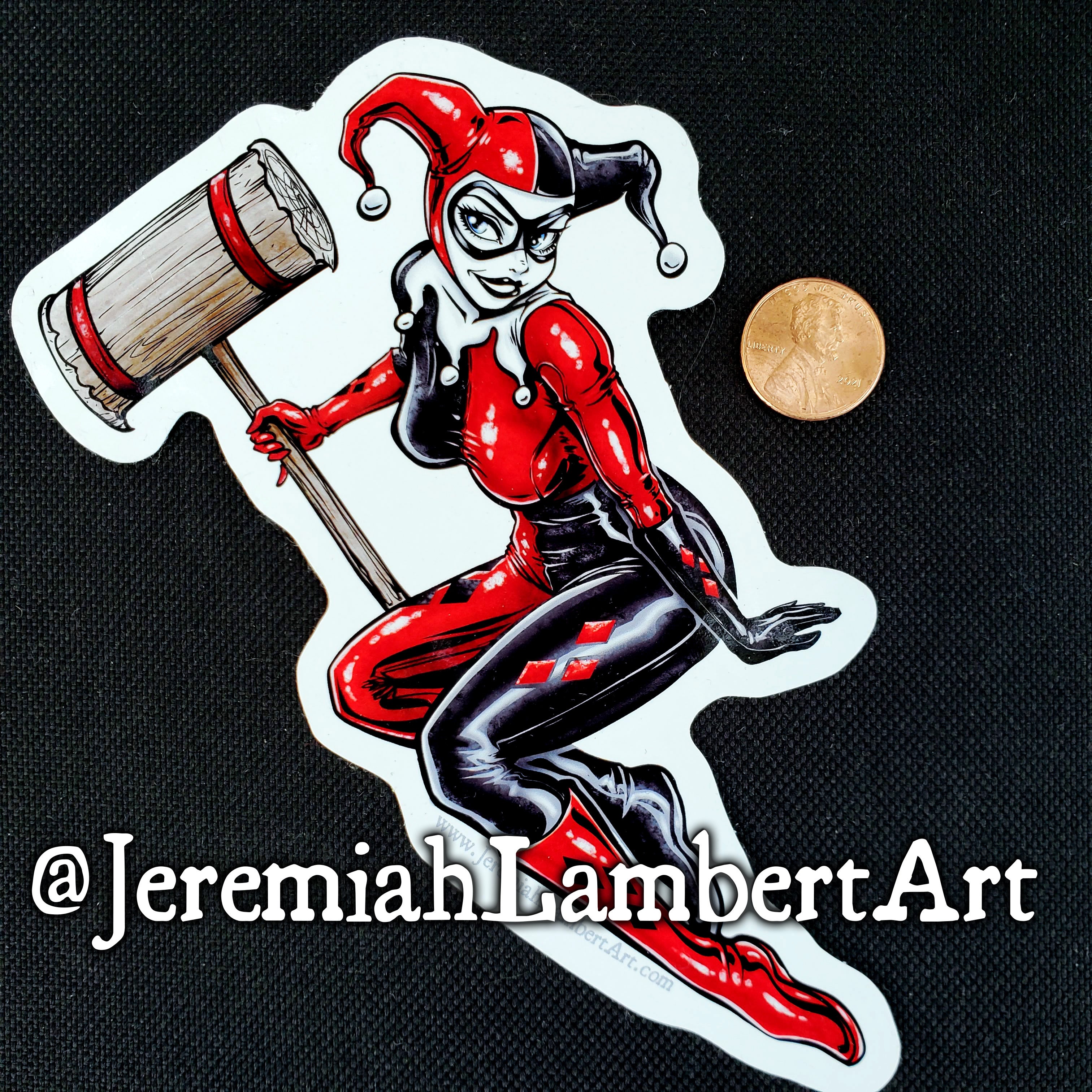 Harley Quinn Sticker | Jeremiah Lambert Art